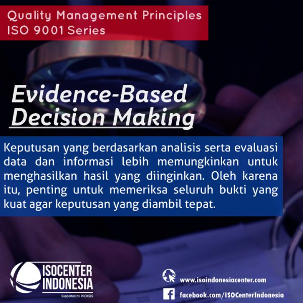 6. Evidence-Based Decision Making - ISOCENTER INDONESIA